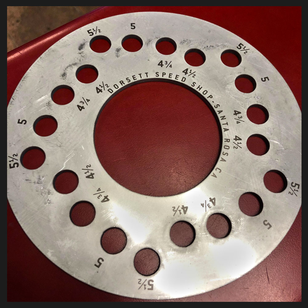 Lug Pattern Tool Dorsett Speed Shop